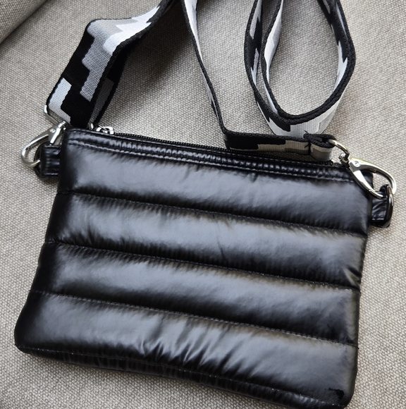 THINK ROYLN | Bags | Think Royln Black Puffer Crossbody Bum Bag | Poshmark